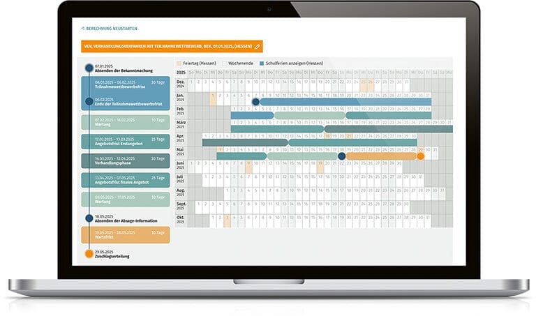 FristenCalculator - Praxisratgeber Vergaberecht – Thomas Ferber